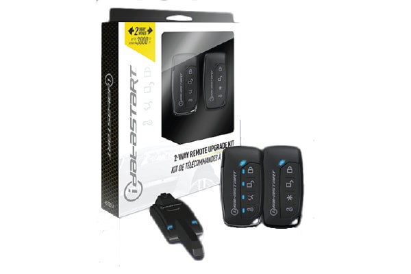 Idatastart 2-Way LED Remote Starter with 4-Button Remote Installed