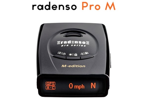 RADENSO PRO-M RADAR DETECTOR W GPS LOCKOUT & MULTARADAR DETECTION